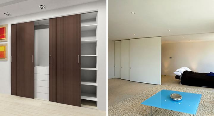 Simple Sliding Wall Systems With Easily Movable Panels